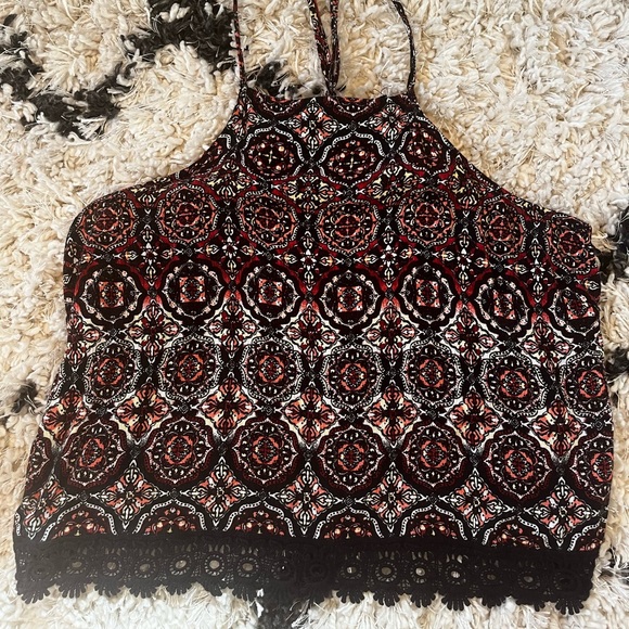 La Hearts | Tops | High Back Bohemian Crochet Tank | Poshmark
